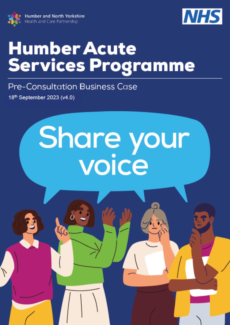 Pre-Consultation Business Case – Better Hospitals